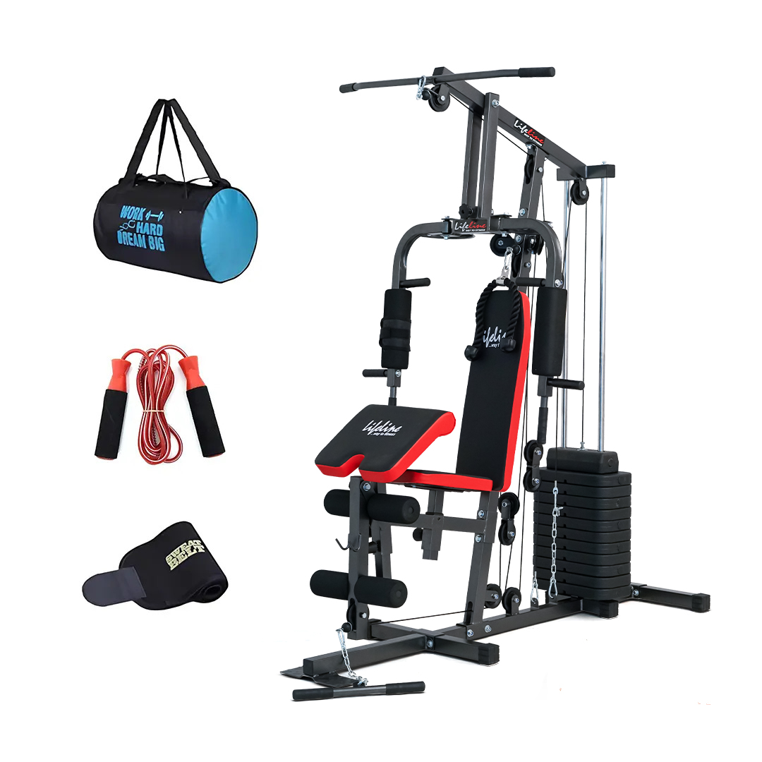 Buy Home Gym 007 Combo Set Online In India | Lifeline Fitness